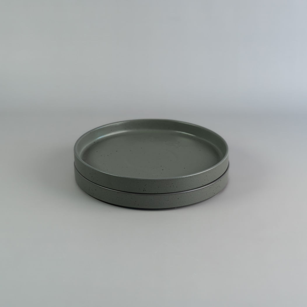 Plato recto 21cm Green - Platos - Volf | Tienda Oficial Online