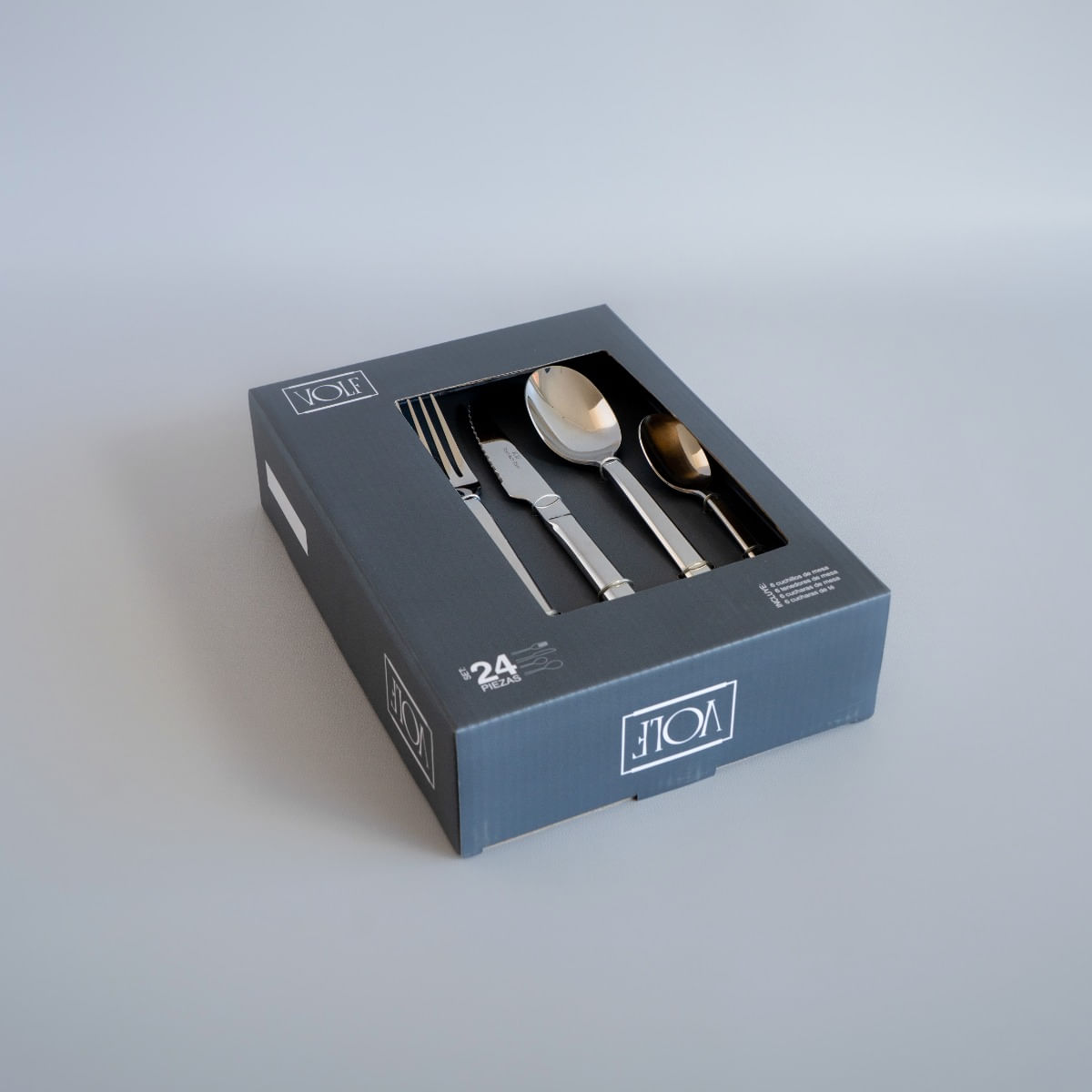 Set de Cubiertos Premier - Box 24 Piezas - Volf | Tienda Oficial Online